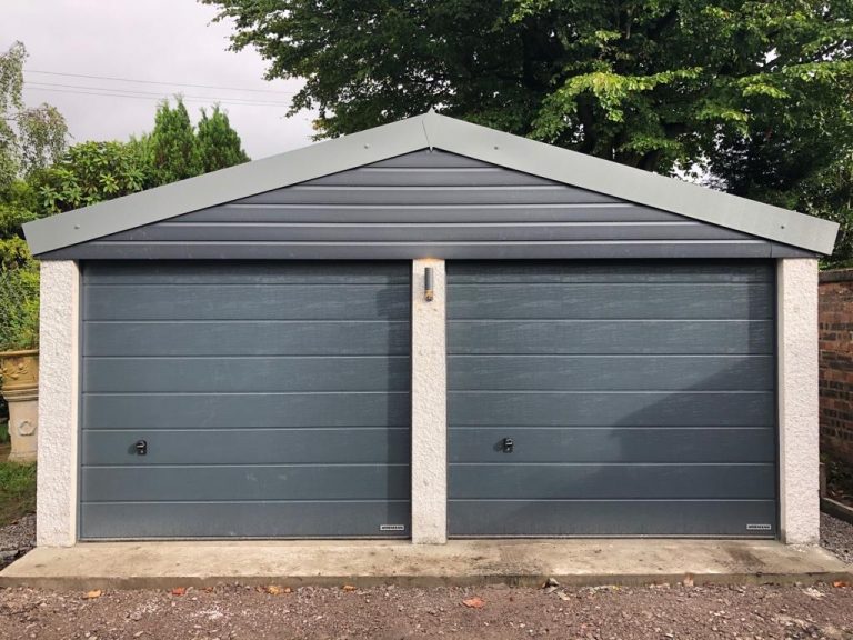 Double Garage in Lenzie - D Harvie Builders Ltd
